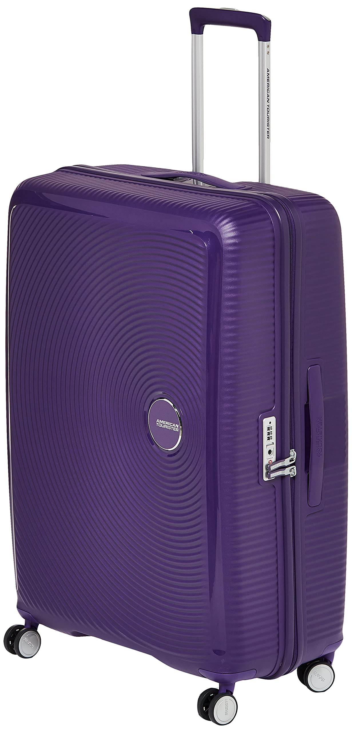 American Tourister Curio Hardside Luggage with Spinner Wheels, Purple, 3-Piece Set (20/25/29)