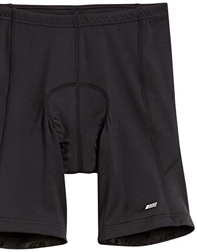Amazon Essentials Men's Padded Cycling Short, Black, X-Small