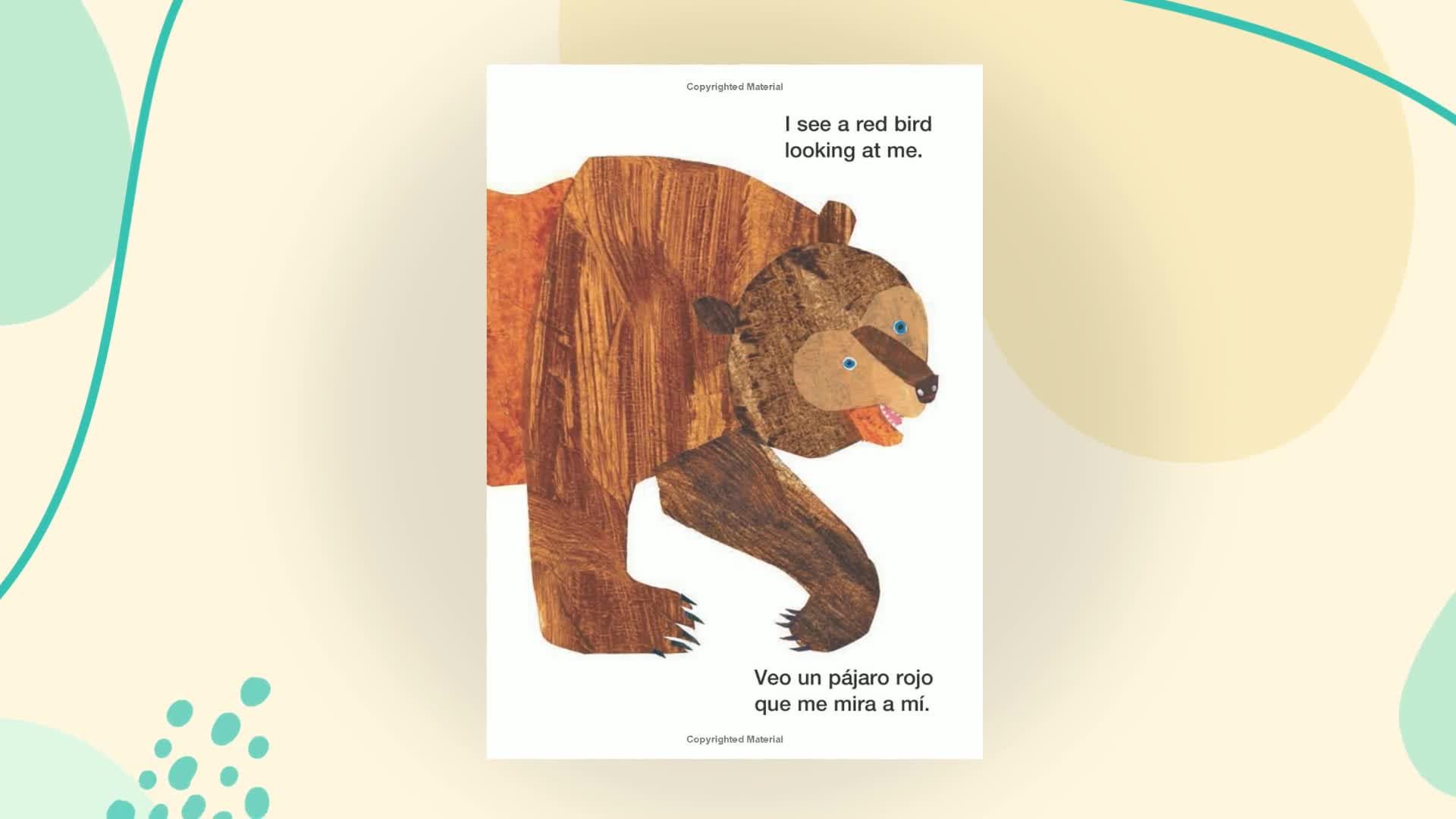 Brown Bear, Brown Bear, What Do You See? / Oso pardo, oso pardo, ¿qué ves ahí? (Bilingual board book - English / Spanish)