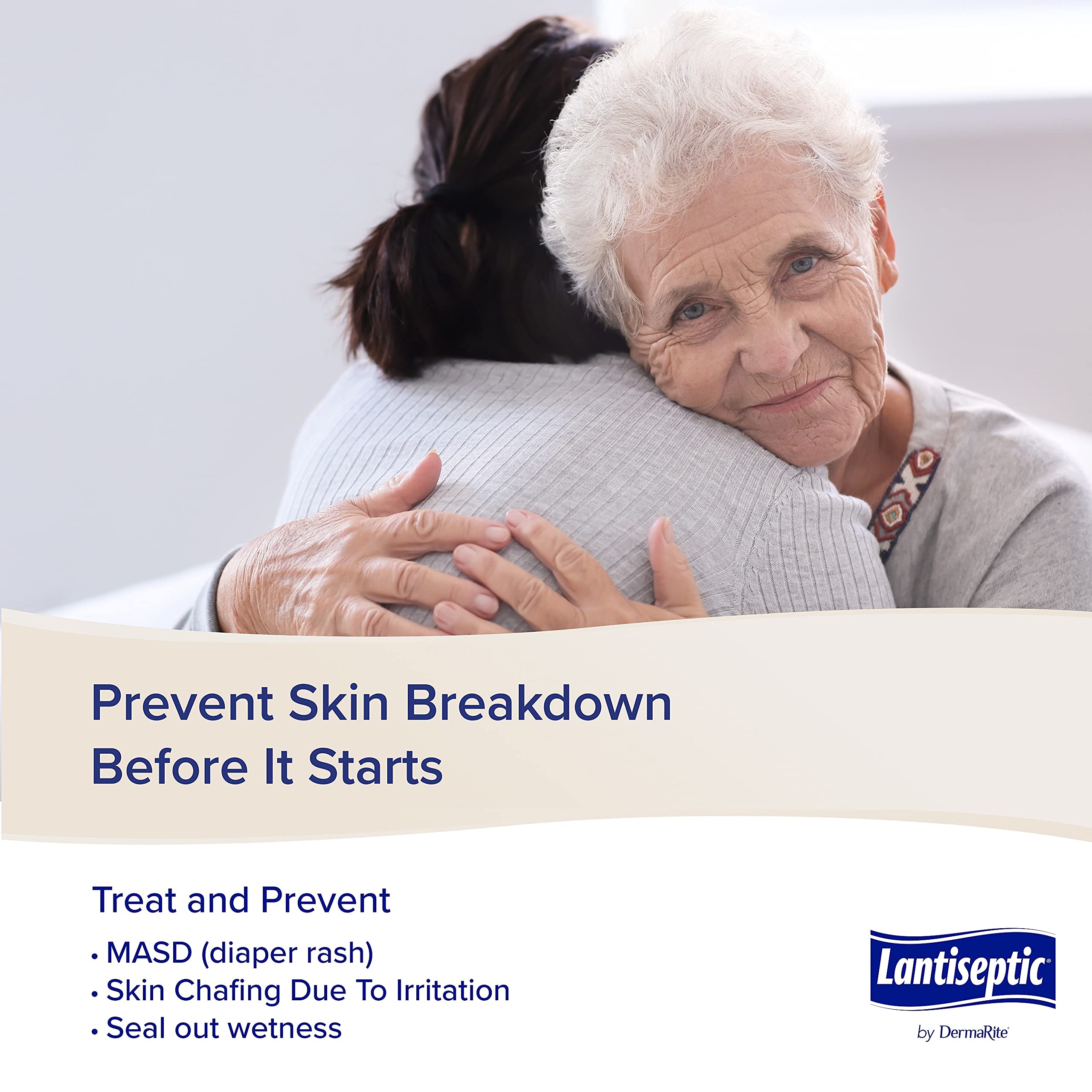Lantiseptic Moisture Shield Original Skin Protectant – 50% Lanolin Enriched Skin Protectant Barrier Cream for Incontinence – Paraben Free, 1 Jar, 12oz