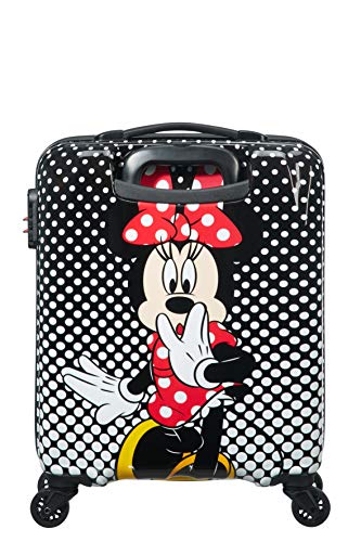American Tourister Unisex-Adult's Children's Luggage, Multicolour (Minnie Mouse Polka Dot), S (55 cm-36 L)