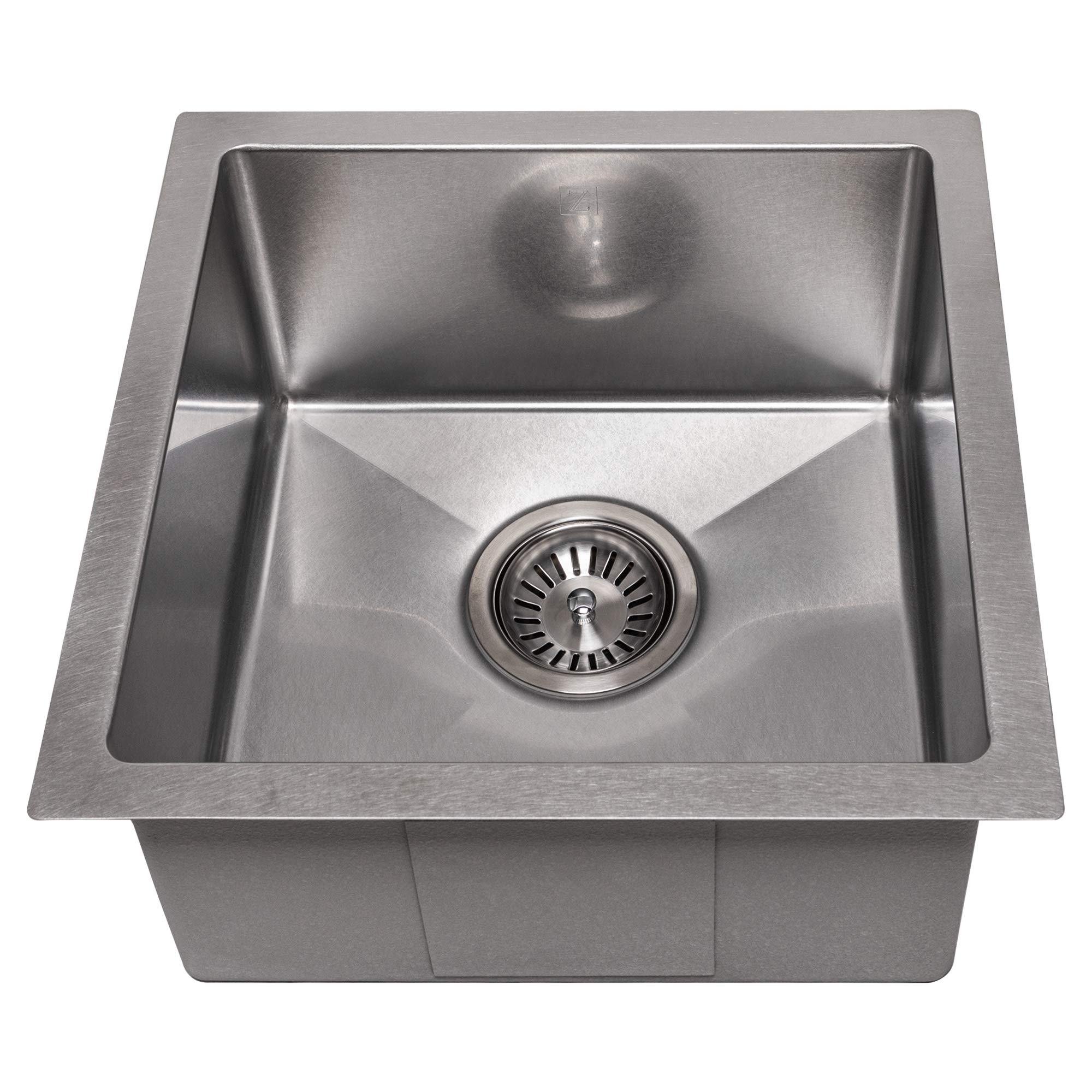 ZLINE 15" Boreal Undermount Single Bowl Scratch Resistant Stainless Steel Bar Kitchen Sink (SUS-15S)