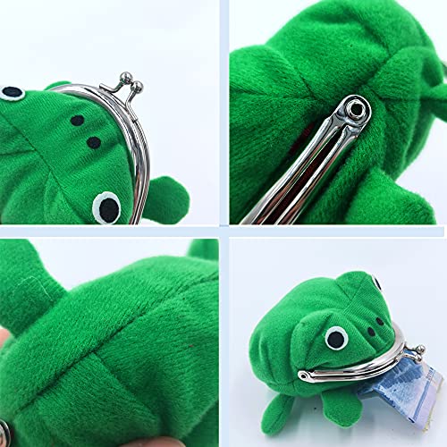 AIYAYI Anime Frog Wallet,Frog Coin Wallets Frog Coin Purse for Halloween Cosplay Themed Party Gift