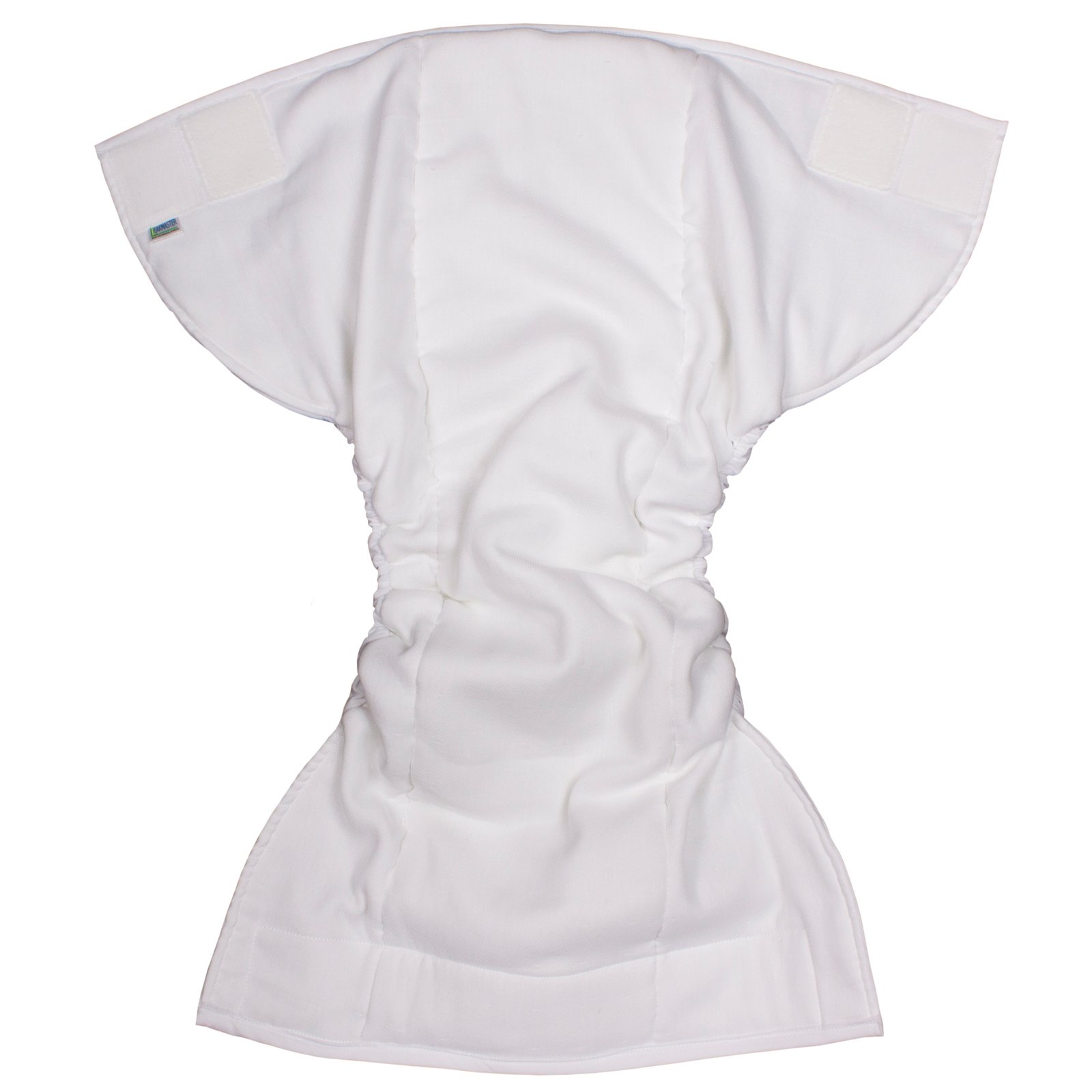 LeakMaster Adult Sized Contoured All in One Cloth Diapers - Hourglass Shaped Multi-Layered Cotton Gauze Interior with PUL Waterproof Outer Moisture Barrier - Medium (Fits 32-36 Inch Waists)
