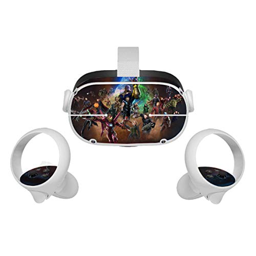 Amala NAIDU FE Hero Movie Oculus Quest 2 VR Headset and Controller Skin, Vinyl Decal Skin for VR Headset and Controller, Virtual Reality Protective Accessories