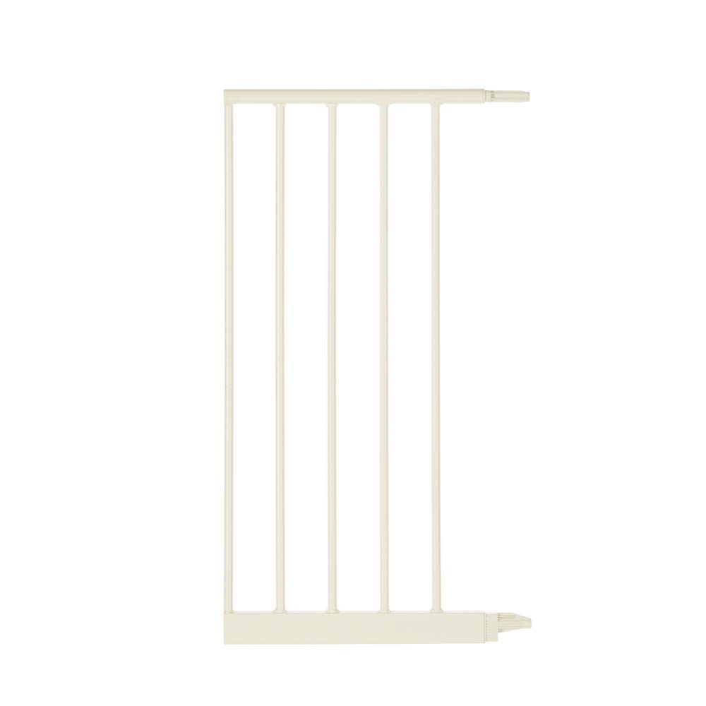 Toddleroo by North States 5 Bar Extension for Wide Portico Arch Baby Gate: Adjust your gate to fit your space - up to 60.5” wide with extension. No tools required. (Adds 13.42" width, Warm White)