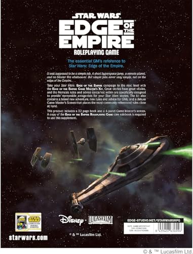 EDGE Studio Star Wars Edge of The Empire Game Master's Kit | Roleplaying Game | Strategy Game for Adults and Kids | Ages 10 and up |3-5 Players | Average Playtime 1 Hour | Made