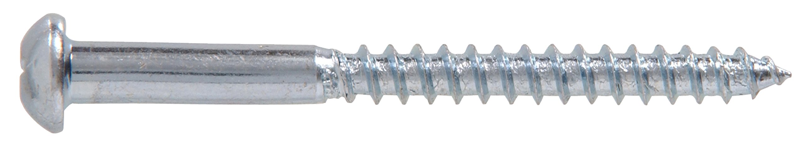 The Hillman Group 21066 1 1 1 6 x 1-Inch Round Head Phillips Wood Screw, 100-Pack