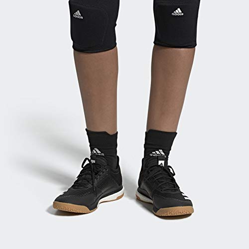 adidas Women's Crazyflight X 3 Volleyball Shoe, Black/White/Gum, 13 M US