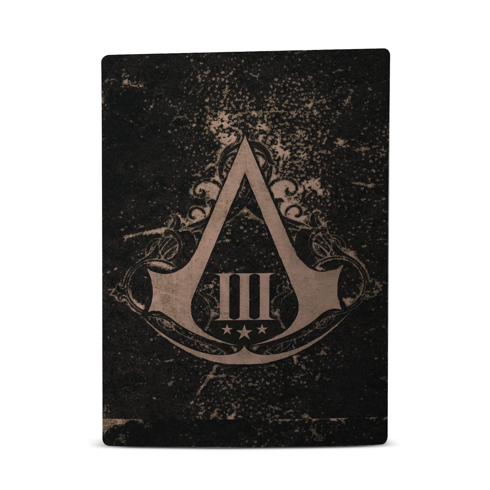 Head Case Designs Officially Licensed Assassin's Creed Old Notebook III Graphics Vinyl Faceplate Sticker Gaming Skin Decal Cover Compatible With Sony PlayStation 5 PS5 Disc Edition Console