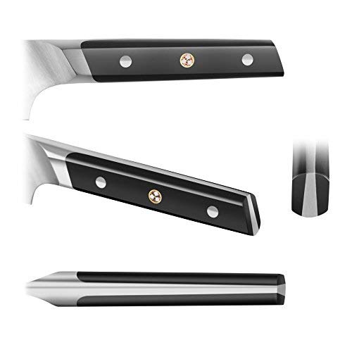 Cangshan TC Series 1020472 Swedish 14C28N Steel Forged 7-Inch Fillet Knife and Leather Sheath Set