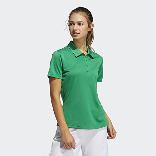 adidas Women's Performance Primegreen Polo Shirt, Green, X-Large