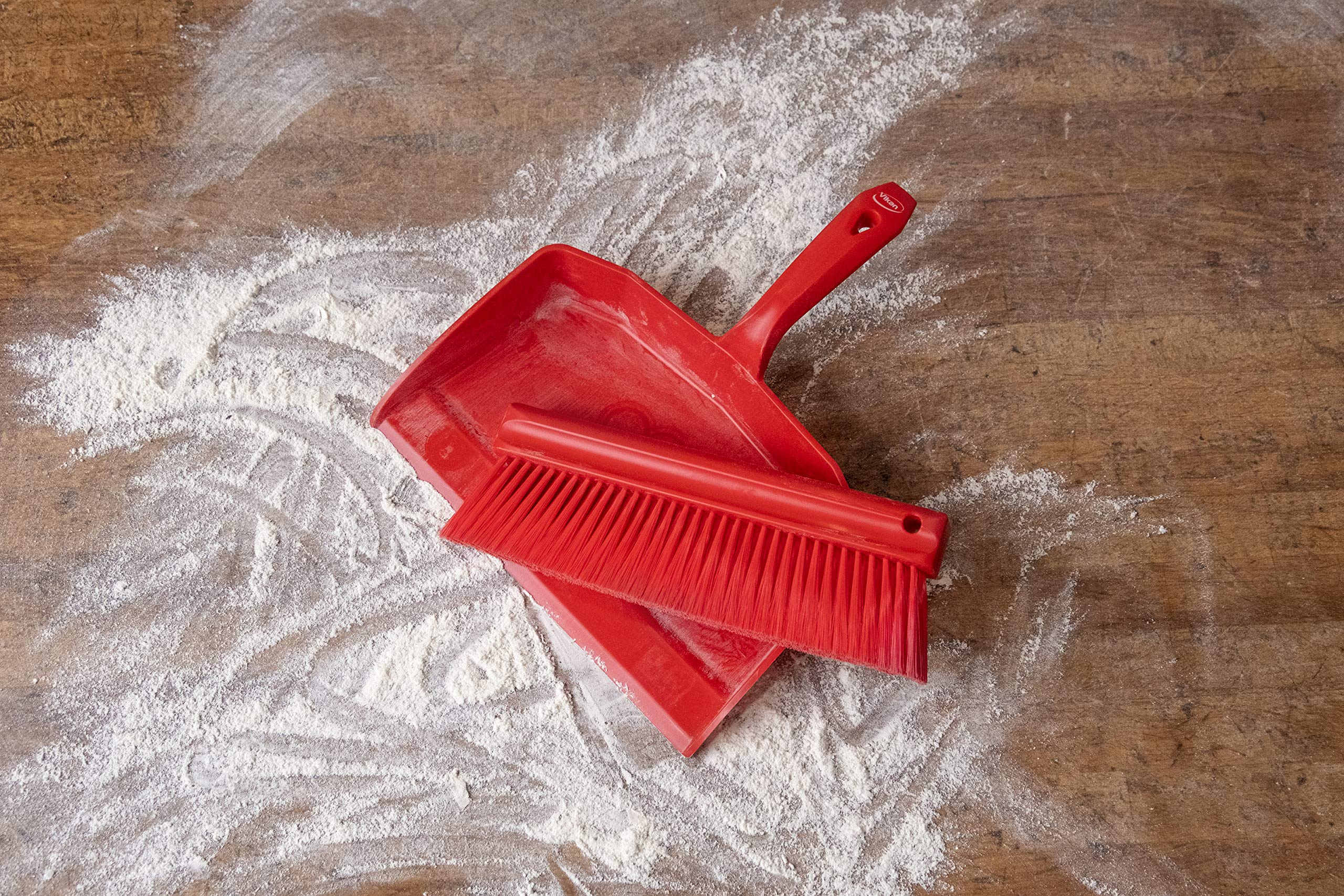 Vikan 56604 Dust Pan,11.5",PP,Red