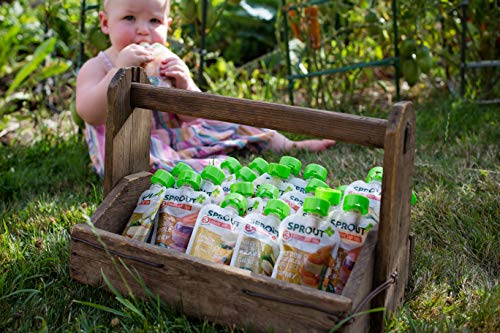 Sprout Organic Baby Food Pouches Stage 3, Organically Sourced Meat Protein, 4 Ounce (Pack of 12)