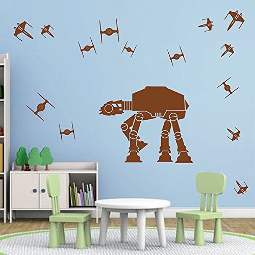 ik2727 Wall Decal Sticker Star Wars Space Ships Nursery Teenager