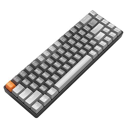 Akloker Bluetooth-Compatible 5.0 Gaming Keyboard Dual-Mode Gaming Keyboard Wireless Ergonomic Portable Travel for Computer PC