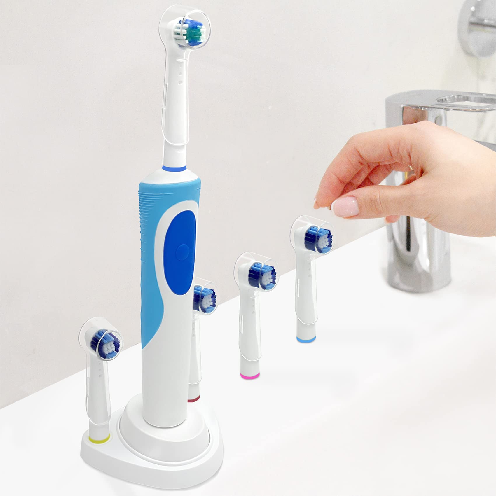 Toothbrush Cover for Oral-b Electric Toothbrush Replacement Heads Cover for Travel Toothbrushes, Brush Protection Cover for Home (3 PCS)