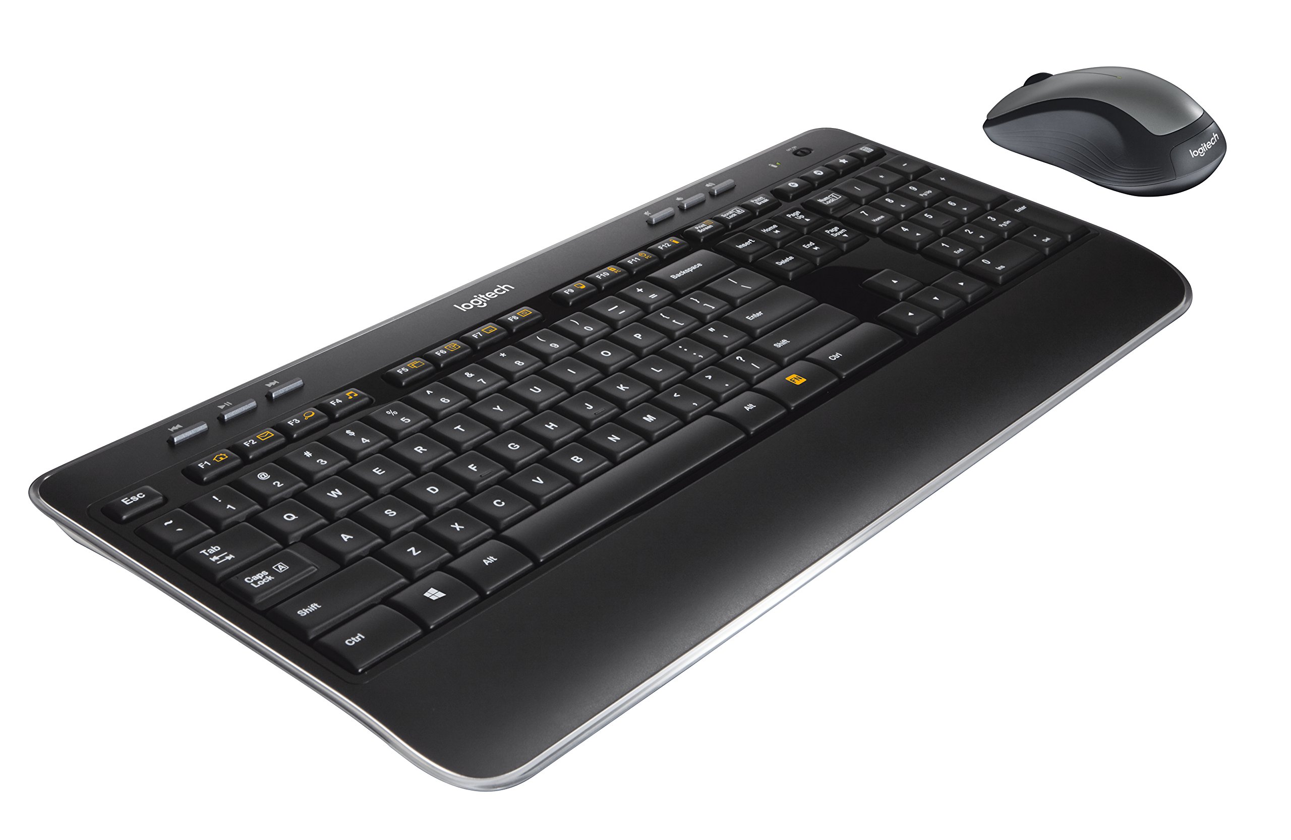 Logitech MK520 Wireless Keyboard and Mouse Combo — Keyboard and Mouse, Long Battery Life, Secure 2.4GHz Connectivity