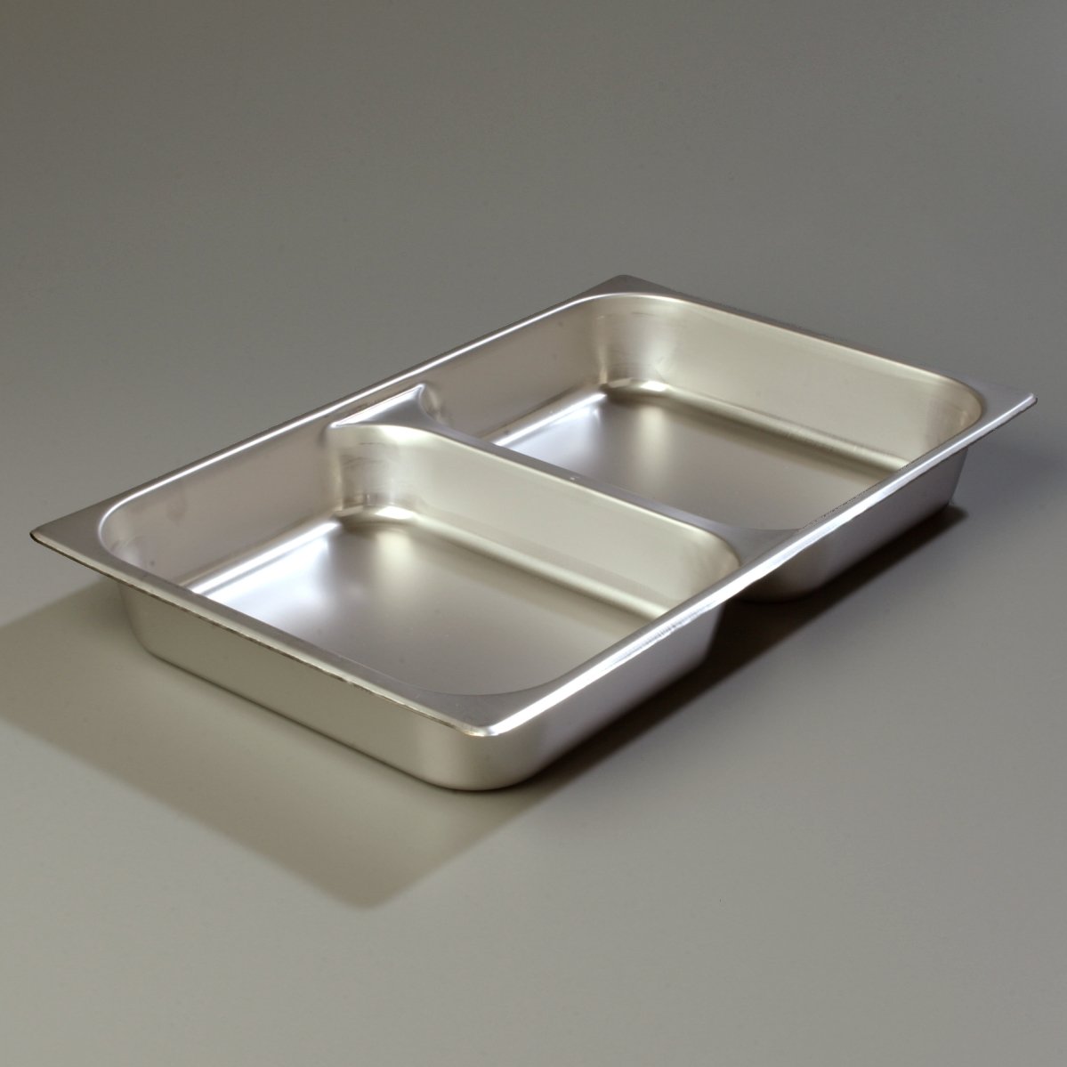 Carlisle FoodService Products Durapan Stainless Steel Divided Steam Table Pan for Catering, Hotel, and Restaurants, Full-Size 2.5 Inches Deep, Silver, (Pack of 6)