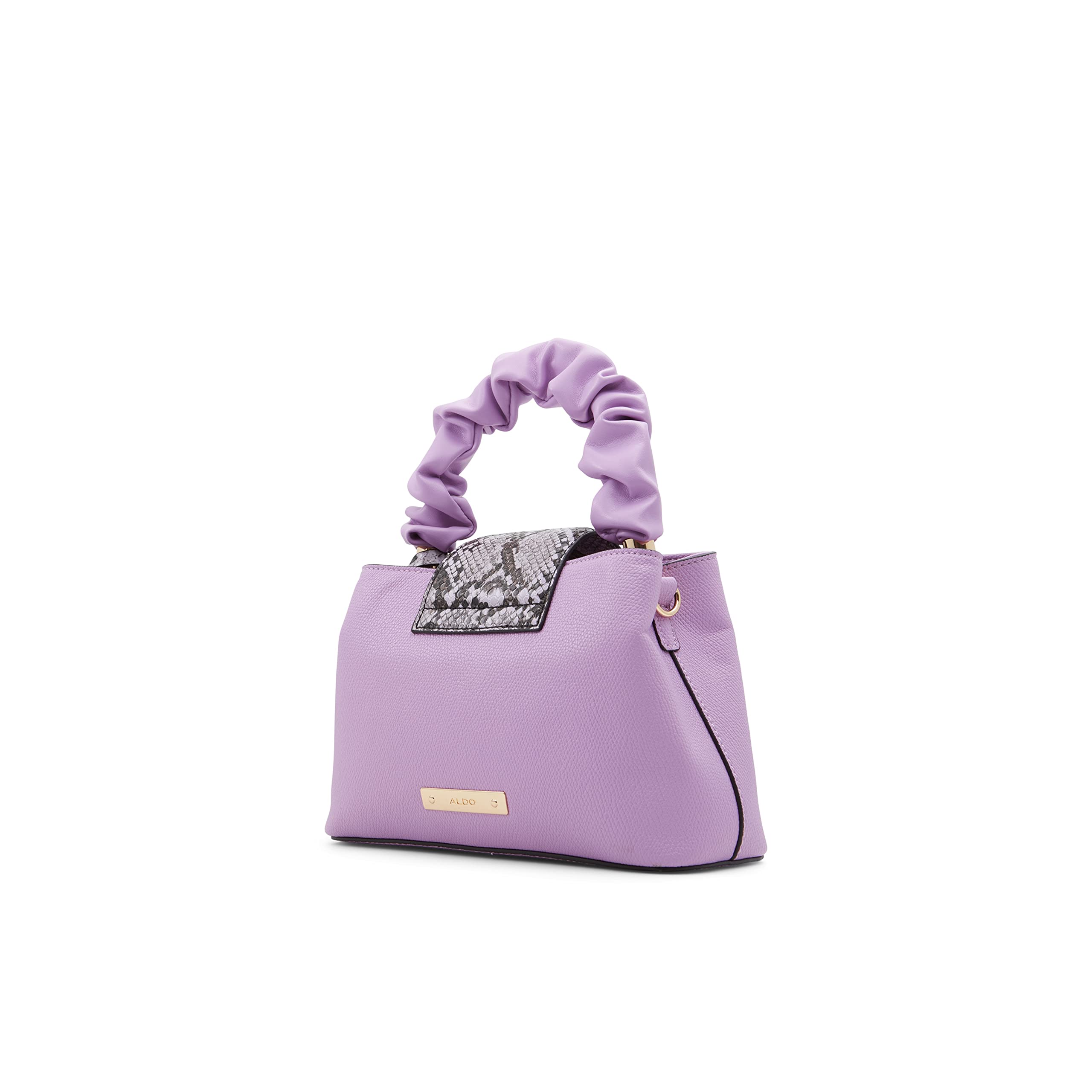 ALDO Women's Snakie Top Handle Bag, Bright Purple