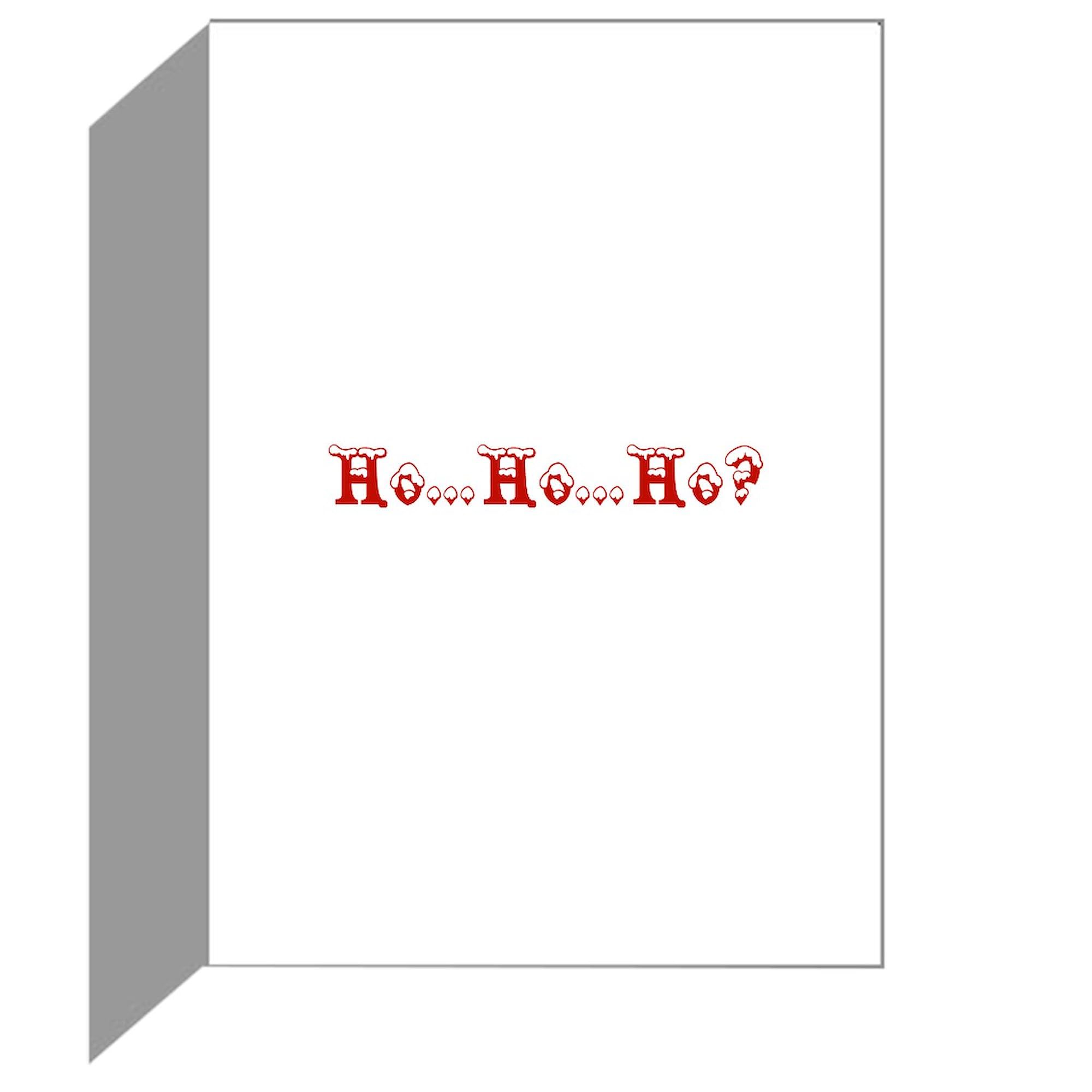 CafePress Scottie Santa's Cookies Greeting Card (20-pack), Note Card with Blank Inside, Birthday Card Glossy