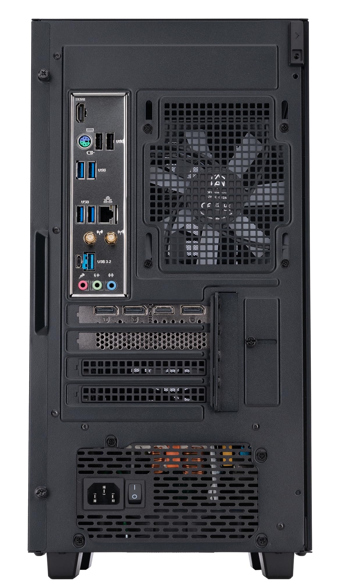 ADVANCED BATTLESTATIONS ABS Aeolian-M Ruby High Performance Gaming PC – AMD Ryzen 5 5600 - GeForce RTX 4060 – DLSS 3 - AI-Powered Performance - 16GB DDR4 3200MHz - 1TB M.2 NVMe SSD – AR56004060