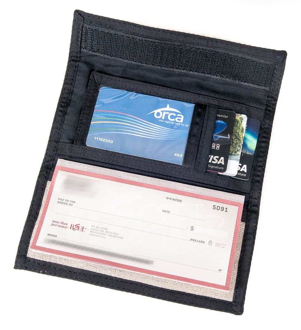 Hempmania Slim Pocket Book Wallet (Black)