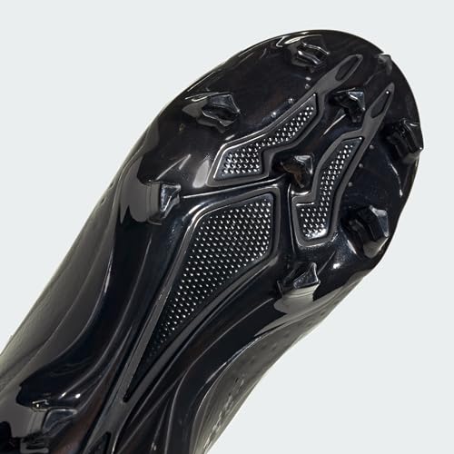adidas X Crazyfast.3 Firm Ground Sneaker, Core Black/Core Black/Core Black, 5 US Unisex Big Kid