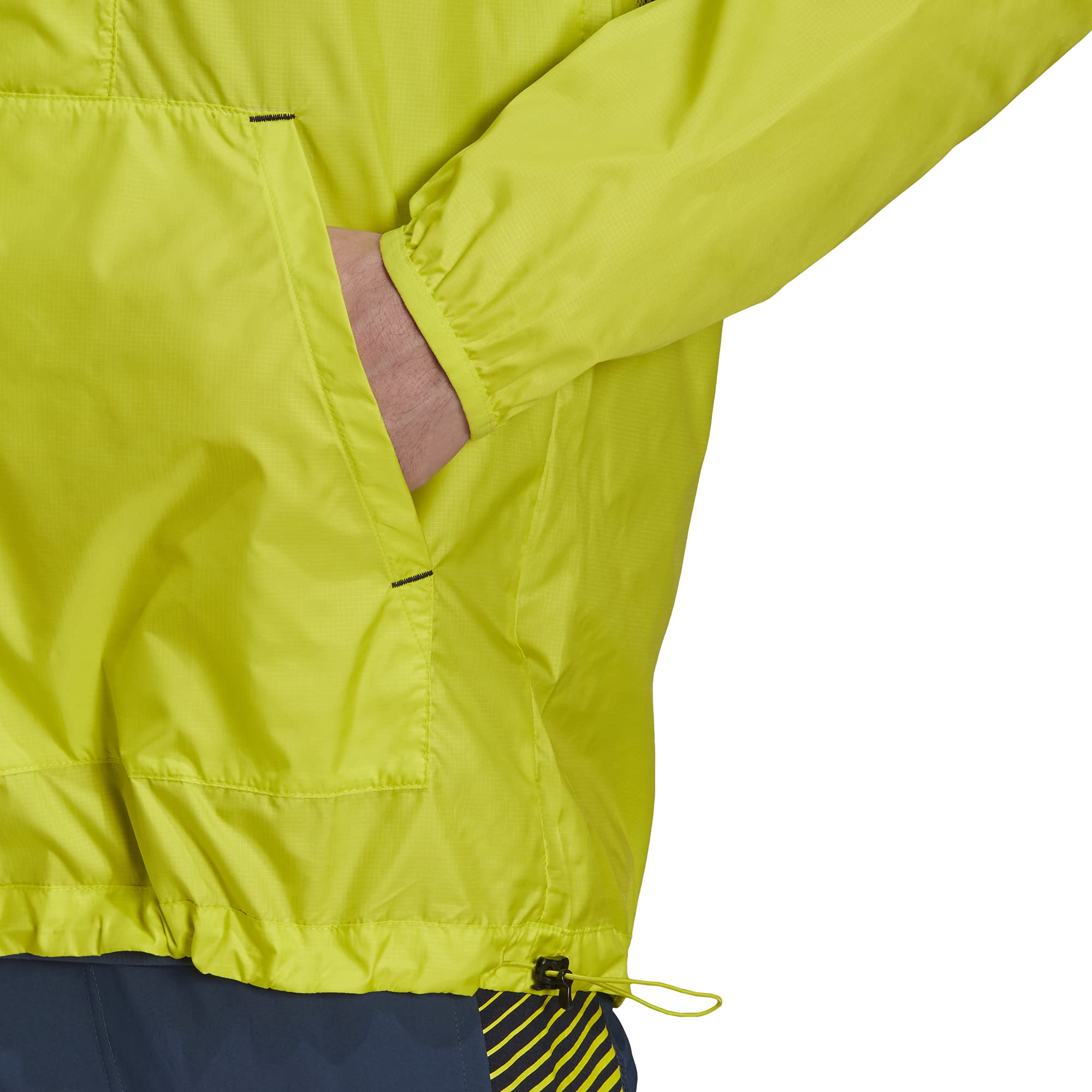 adidas,Mens,Activated Tech Windbreaker,Acid Yellow,XX-Large