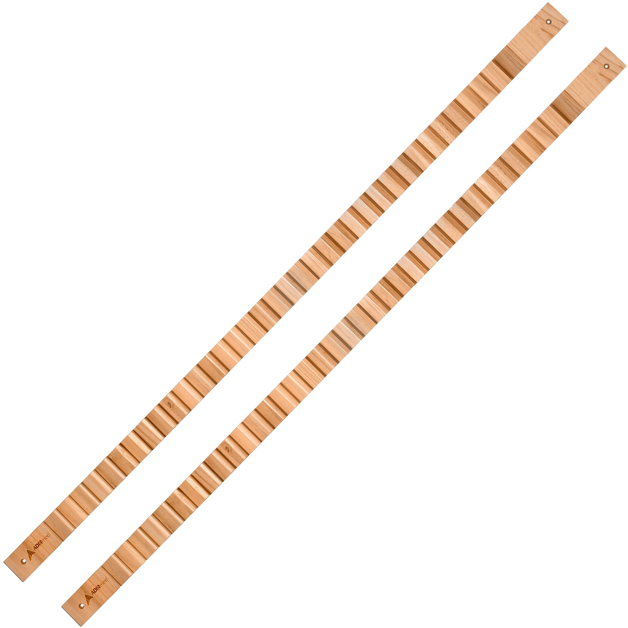 AdirMed 2-Pack Wooden Finger and Shoulder Ladder - Hand Therapy Ladder for Rehabilitation - Motion Improvement Physical Therapy Ladder
