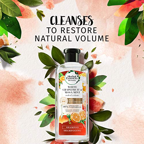 Herbal Essences bio:renew White Grapefruit & Mosa Mint Naked Volume Shampoo, 13.5 fl oz