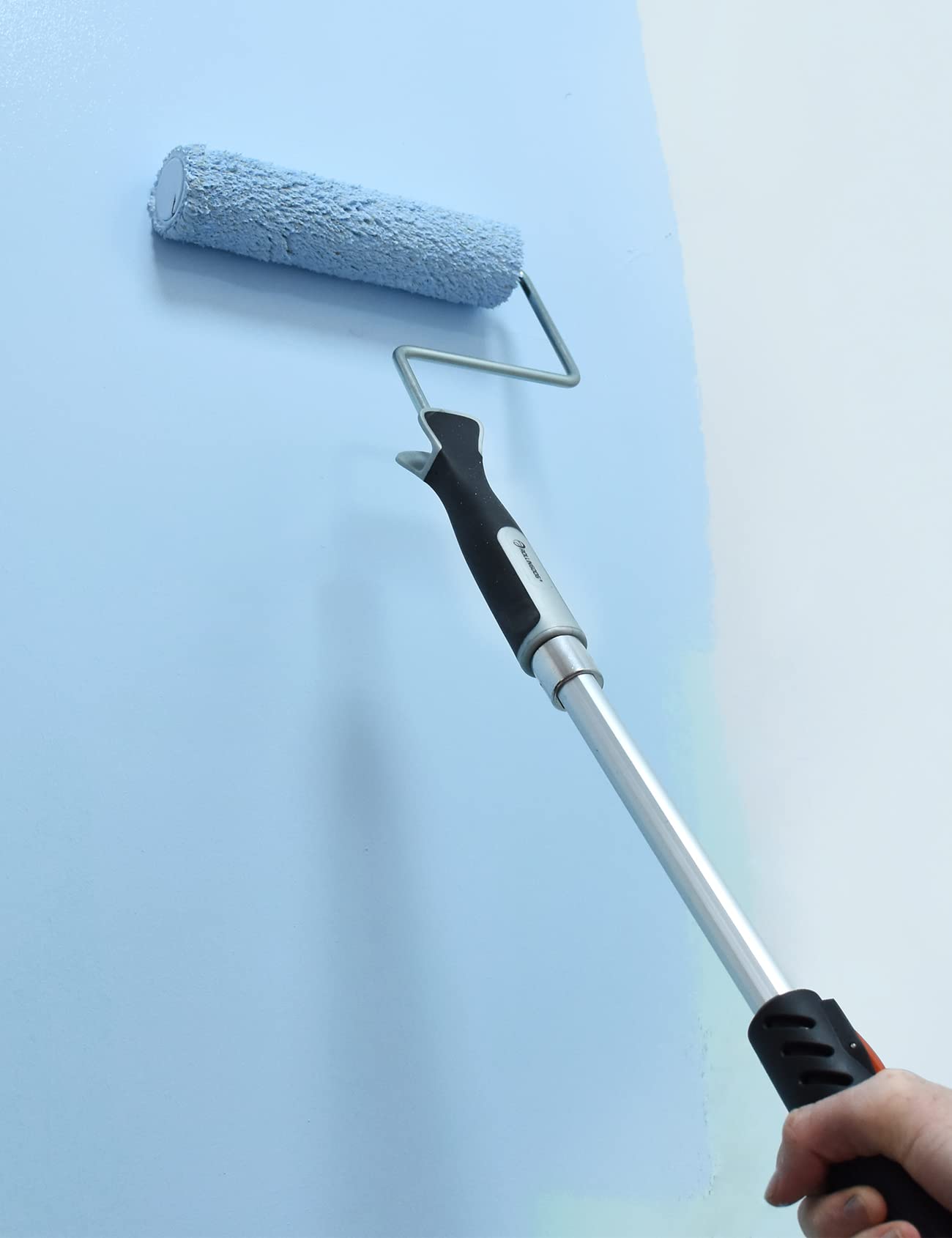 ROLLINGDOG Paint Roller Frame-Heavy Duty Paint Roller Frame,Paint Roller Handle, Smooth Roller Frame(9 inches x 1.5 inches)