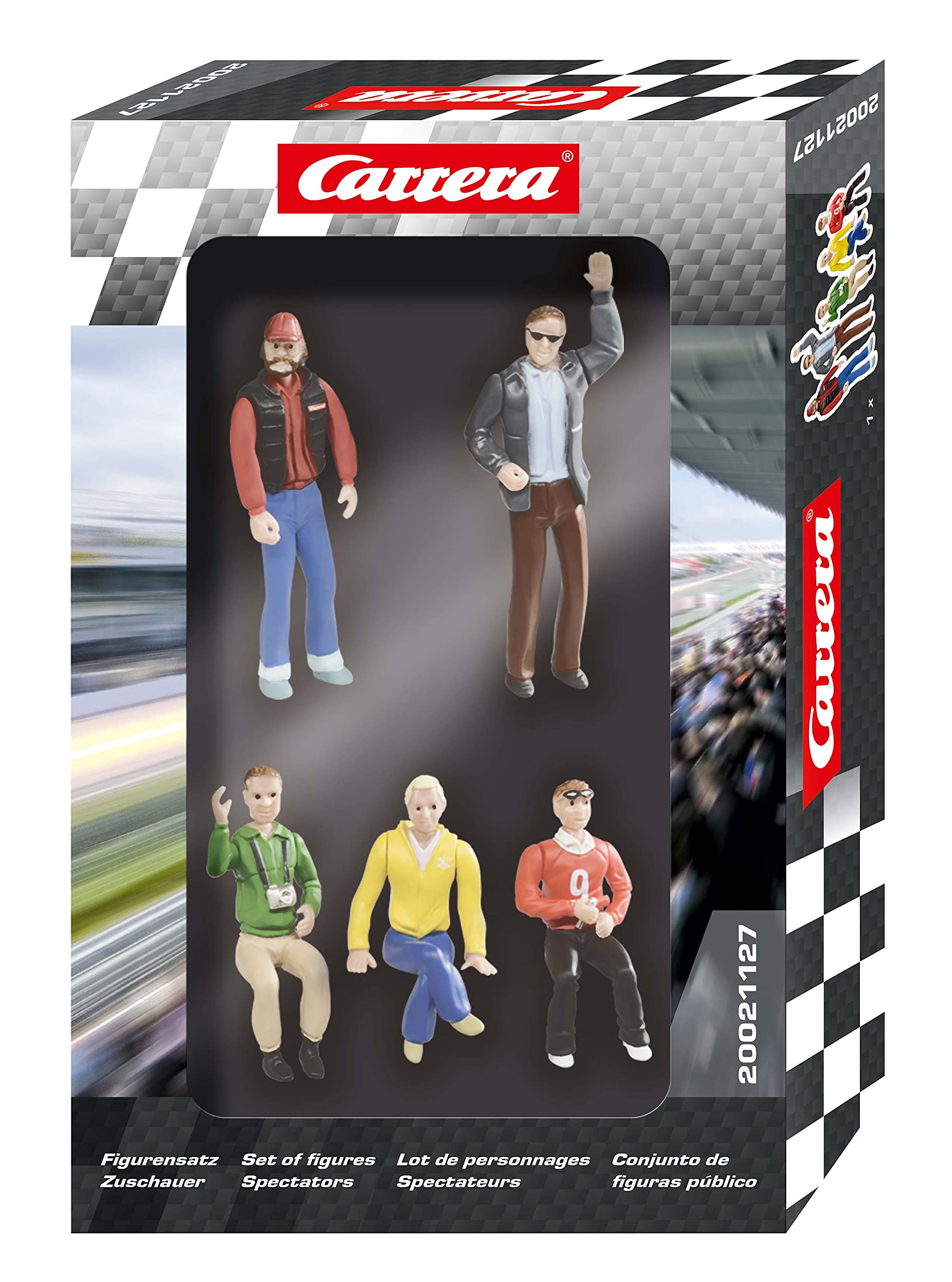 Carrera 21127 Set of Figures, Spectators for Slot Car Track