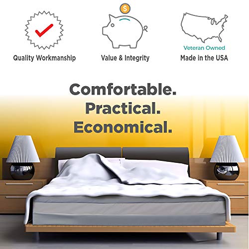 NAMC Urine and Waterproof β Adult Full XL (80" Long) Bedwetting Mattress Grey