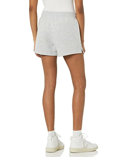 Amazon Essentials Women's Fleece Short, Light Grey Heather, Medium