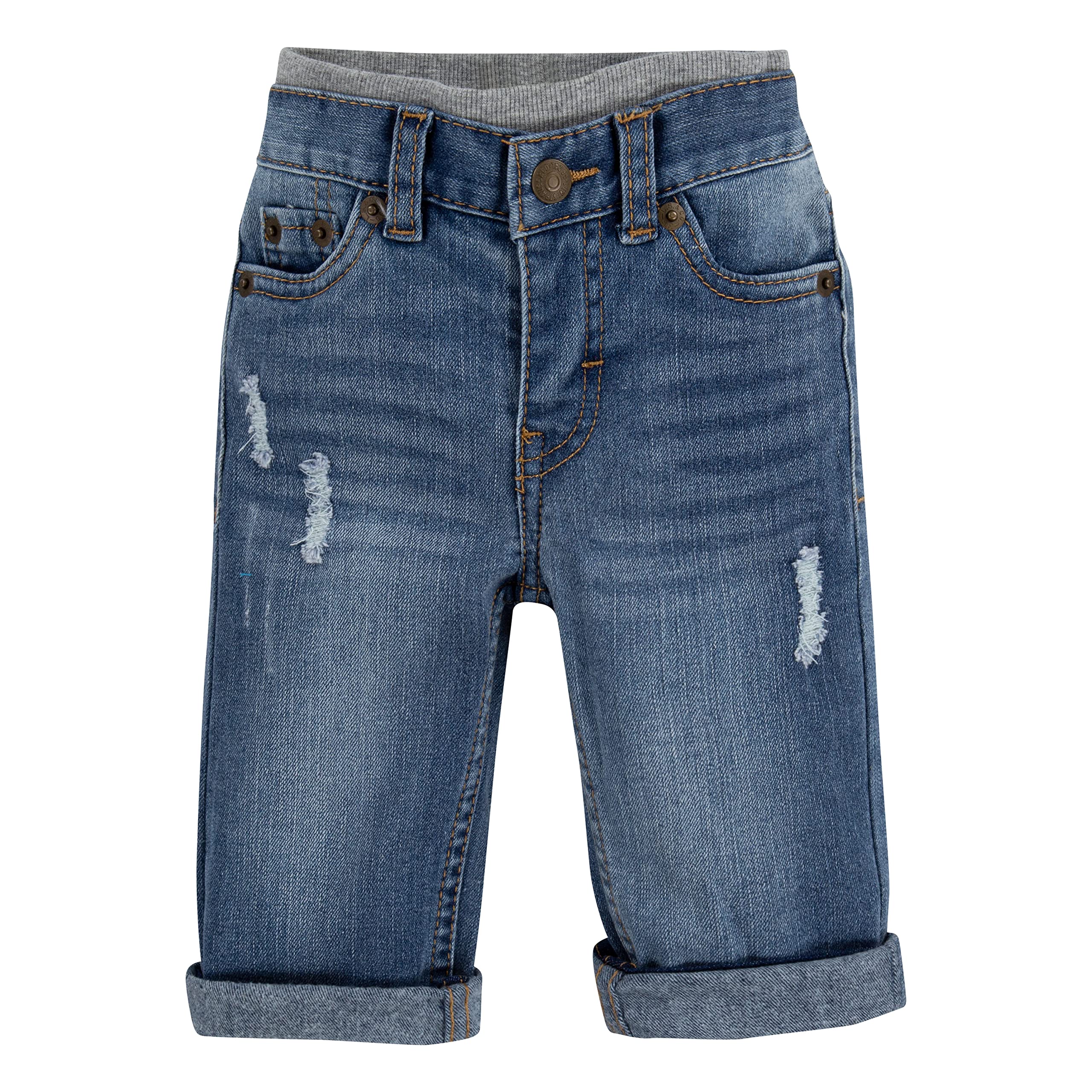 Levi's Baby Boys Straight Fit Jeans, Vintage Sky, 18M