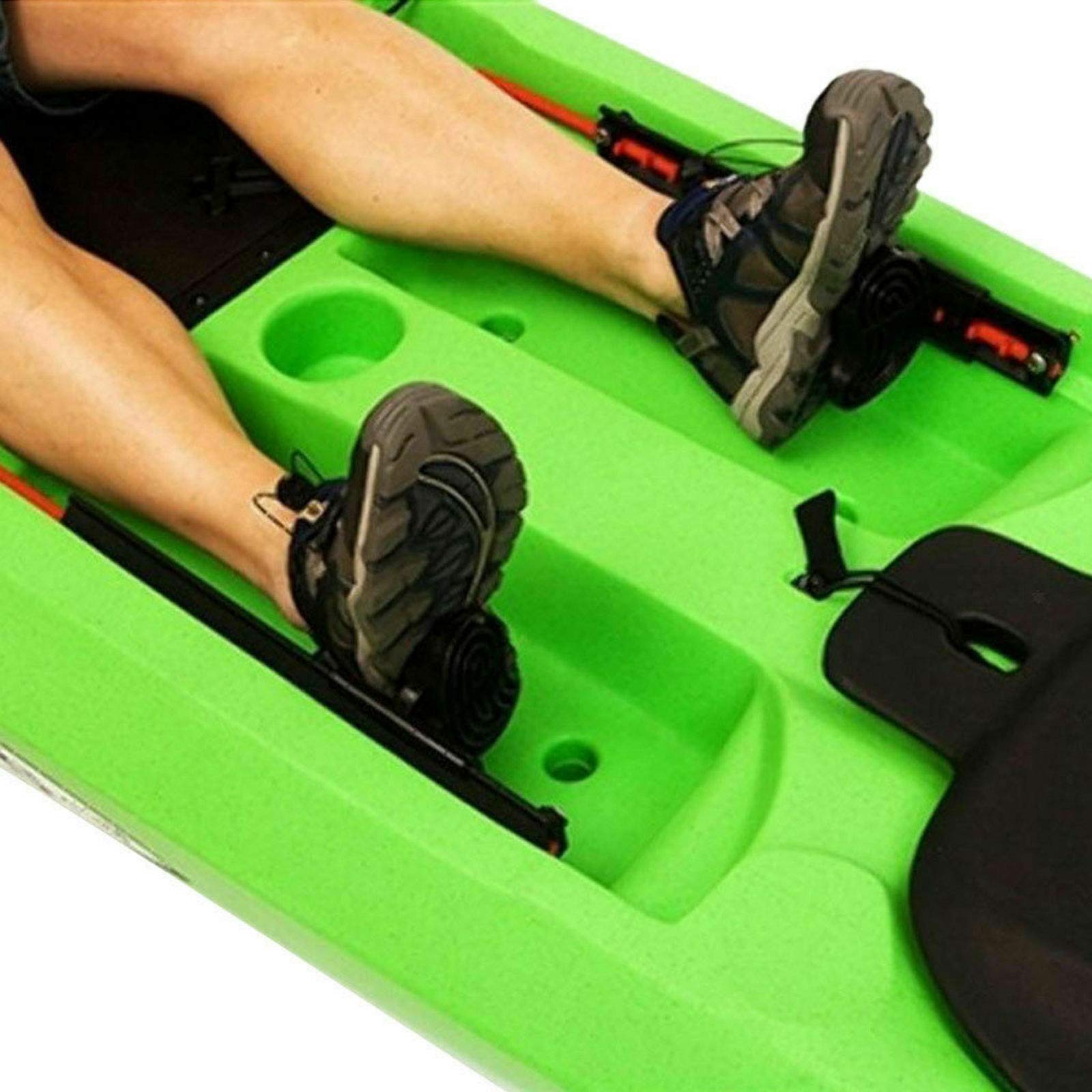 Adjustable Kayak Foot Braces Pedals & Tail Rudder Direction Steering, Upthehill Kayak Rudder Kit for Kayaking, Canoe, Fishing Boat