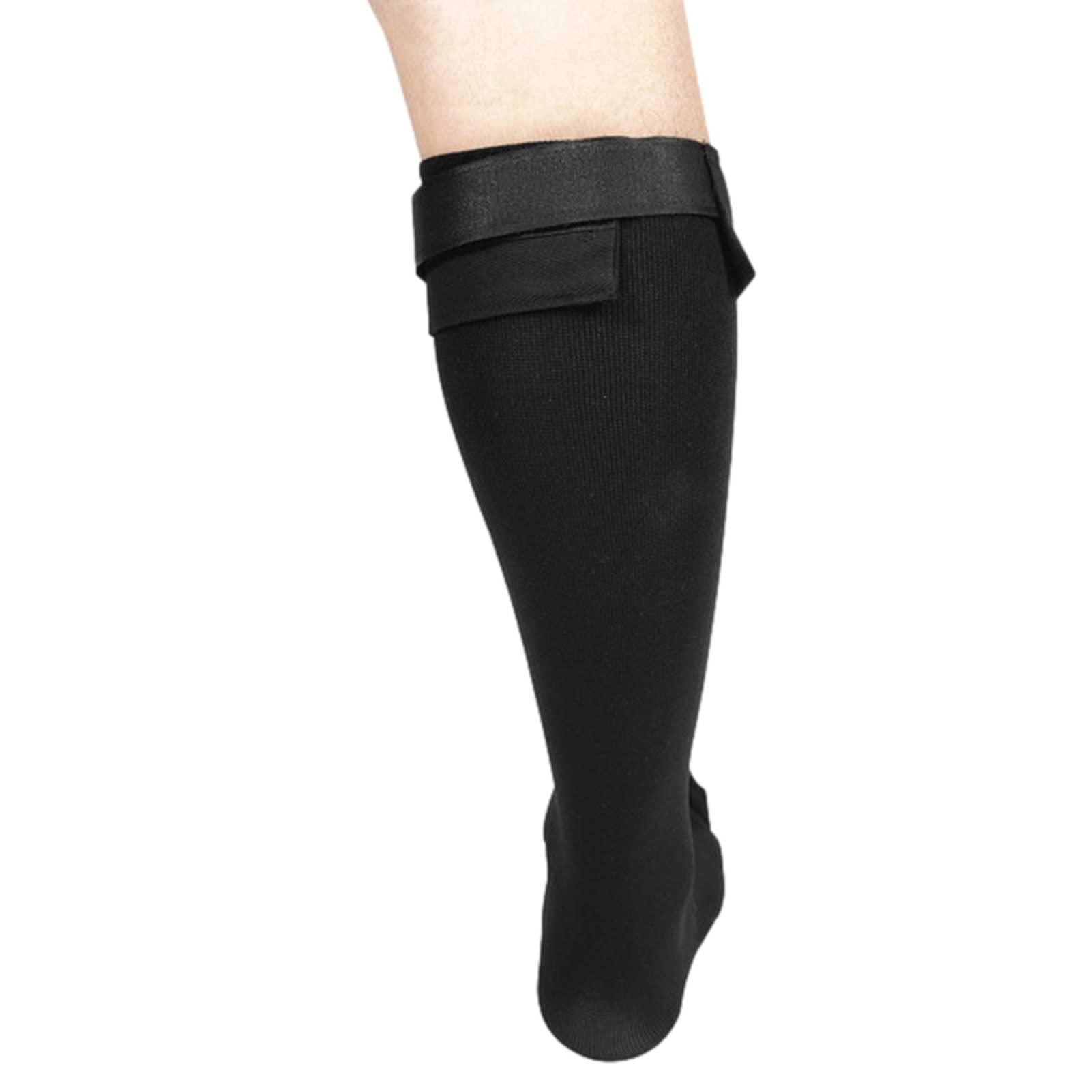 Adjustable Elastic Ankle Support Ankle Foot Squat Support Protection Protective Ankle Brace Support Guard Sprains Injury Wrap Elastic Splint Strap (S) (L)