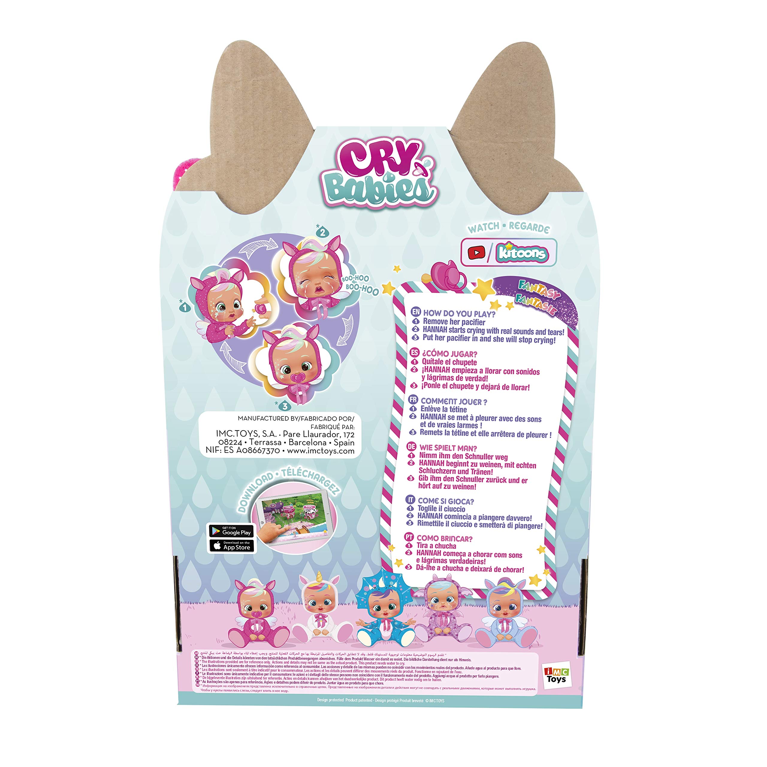 Cry Babies Hannah The Pegasus - Amazon Exclusive Doll, Multi