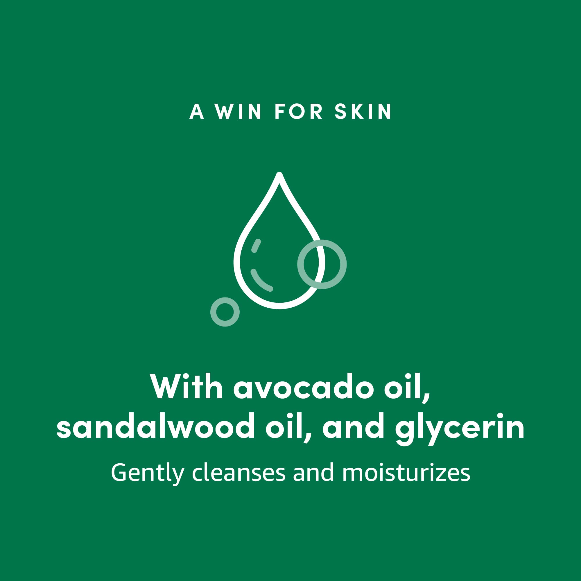 Amazon Aware Hydrating Face Cleanser with Avocado & Sandalwood Oils, Vegan, Cucumber, Dermatologist Tested, Normal to Dry Skin, 5.8 fl oz