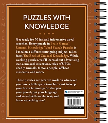 Brain Games - Unusual Knowledge Word Search Puzzles