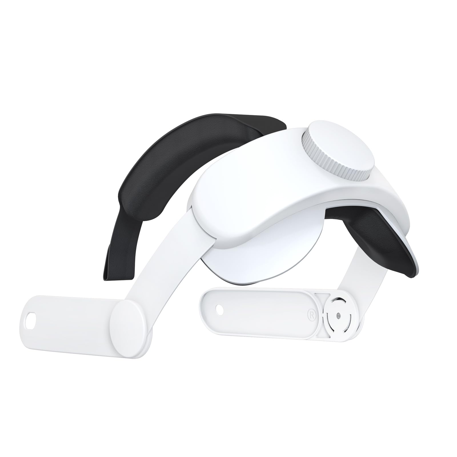 Adjustable Head Strap Compatible for Meta Quest 3, Lightweight VR Headwear Bracket Holder Elite Strap Replacement for Enhanced Comfort Support and Gaming Immersion VR Accessories (White)