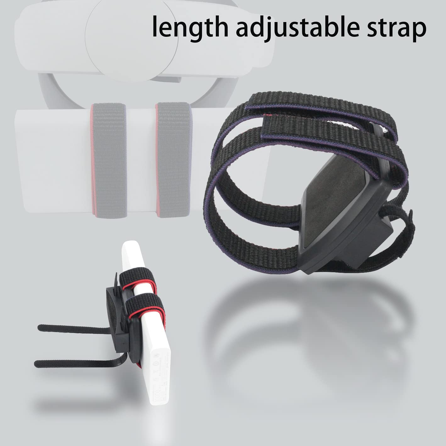 Adjustable Head Strap for Quest 2 VR Glasses Gaming Helmet Headband Reduced Pressure with Power Bank Straps Long-Lasting Battery Life