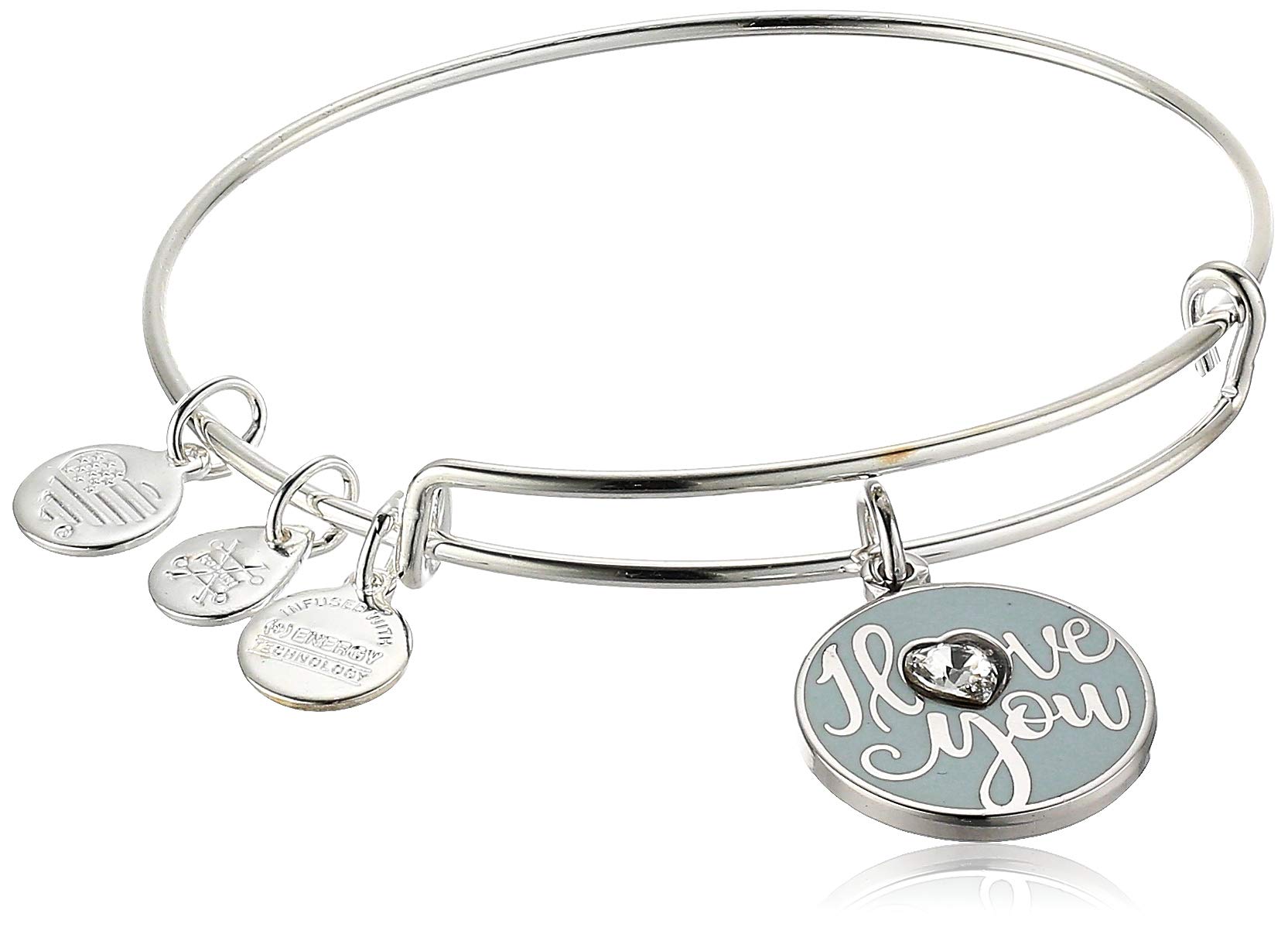 Alex and Ani Color Infusion I Love You EWB, SS, A20EBILYSS