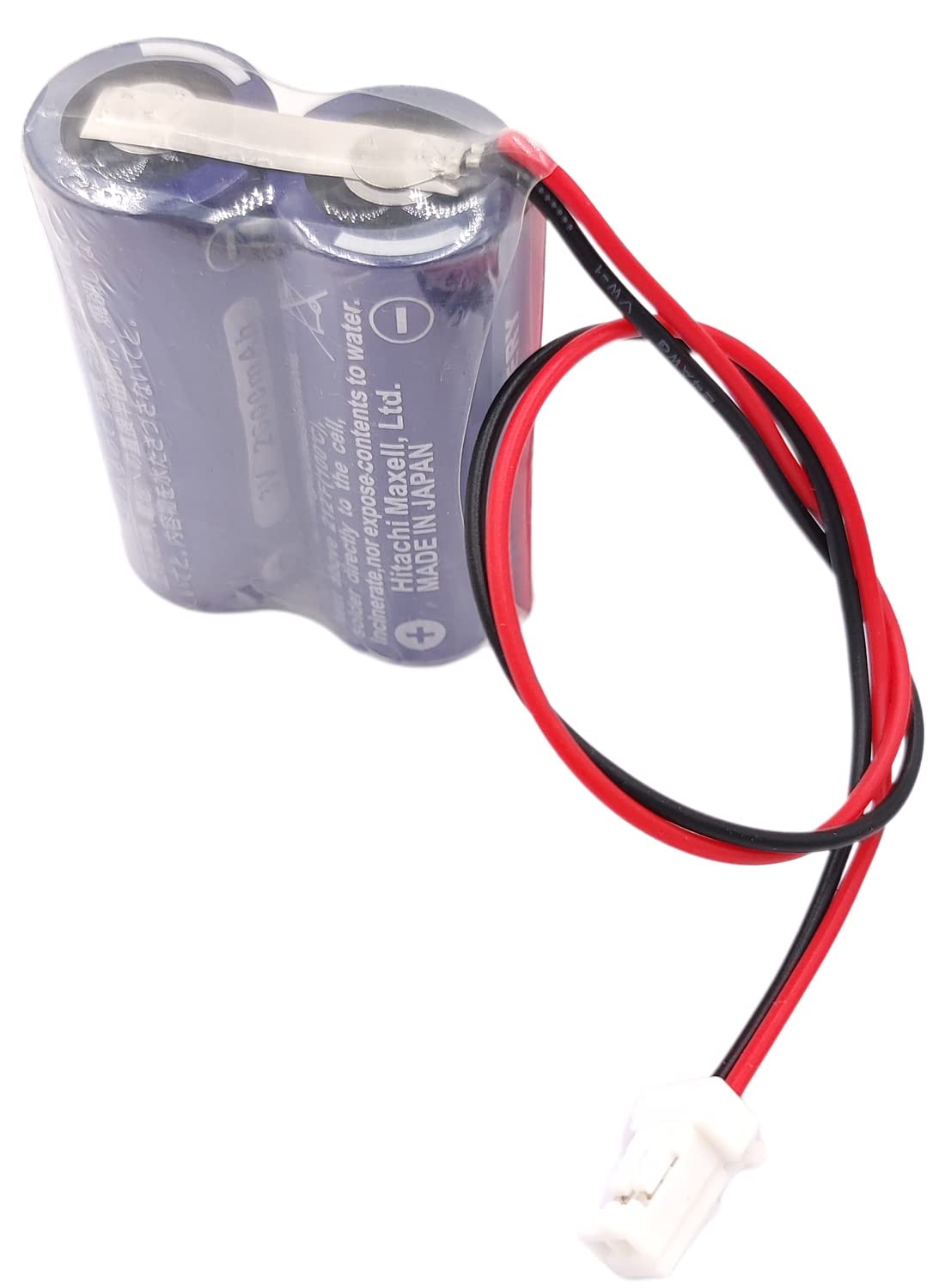 BATTEMALL CR17450-2WK27 / D80UB016170 3V Replacement PLC Battery 2*CR17450 Battery Pack for 2CR17450 3V Battery