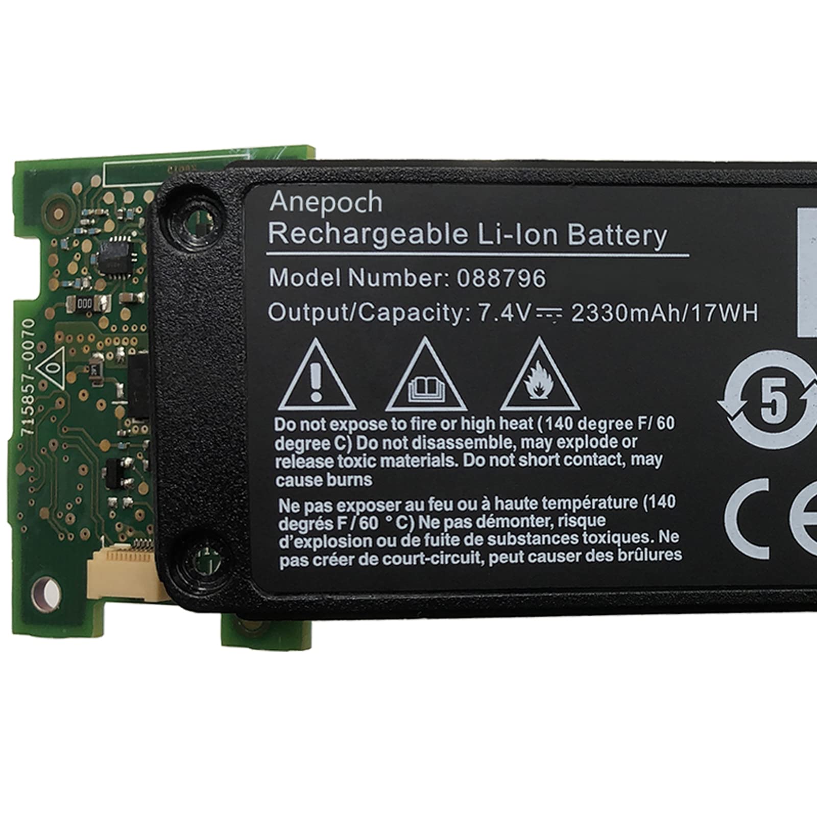Anepoch 088796 088789 088772 080841 Battery Replacement for Bose Soundlink Mini 2, Soundlink Mini II Bluetooth Speaker with Circuit Board 7.4V 2330mAh 17Wh (No Soldering Required)