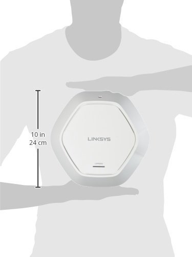 Linksys LAPN300: Wireless Business Access Point, Wi-Fi, Single Band 2.4 GHz N300, PoE, Range Extension via WDS and Workgroup Bridge (White)