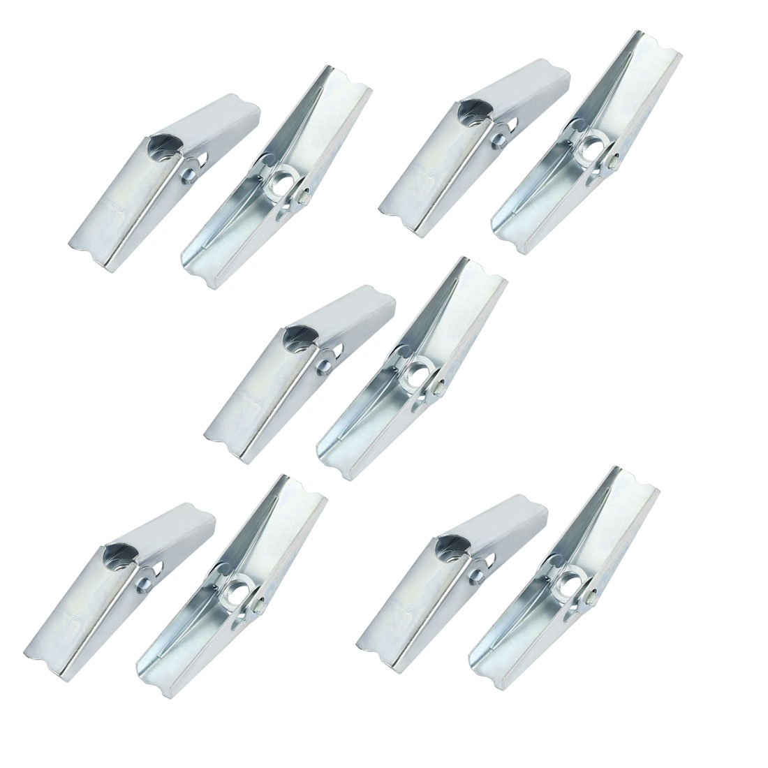 uxcell 1/2-inch Dia Female Thread Spring Loaded Hollow Wall Anchor Toggle Wing Nut 10pcs