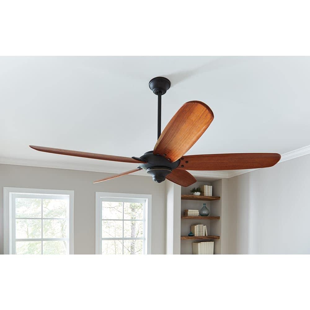 Altura 68 in. Indoor DC Matte Black Ceiling Fan with Remote