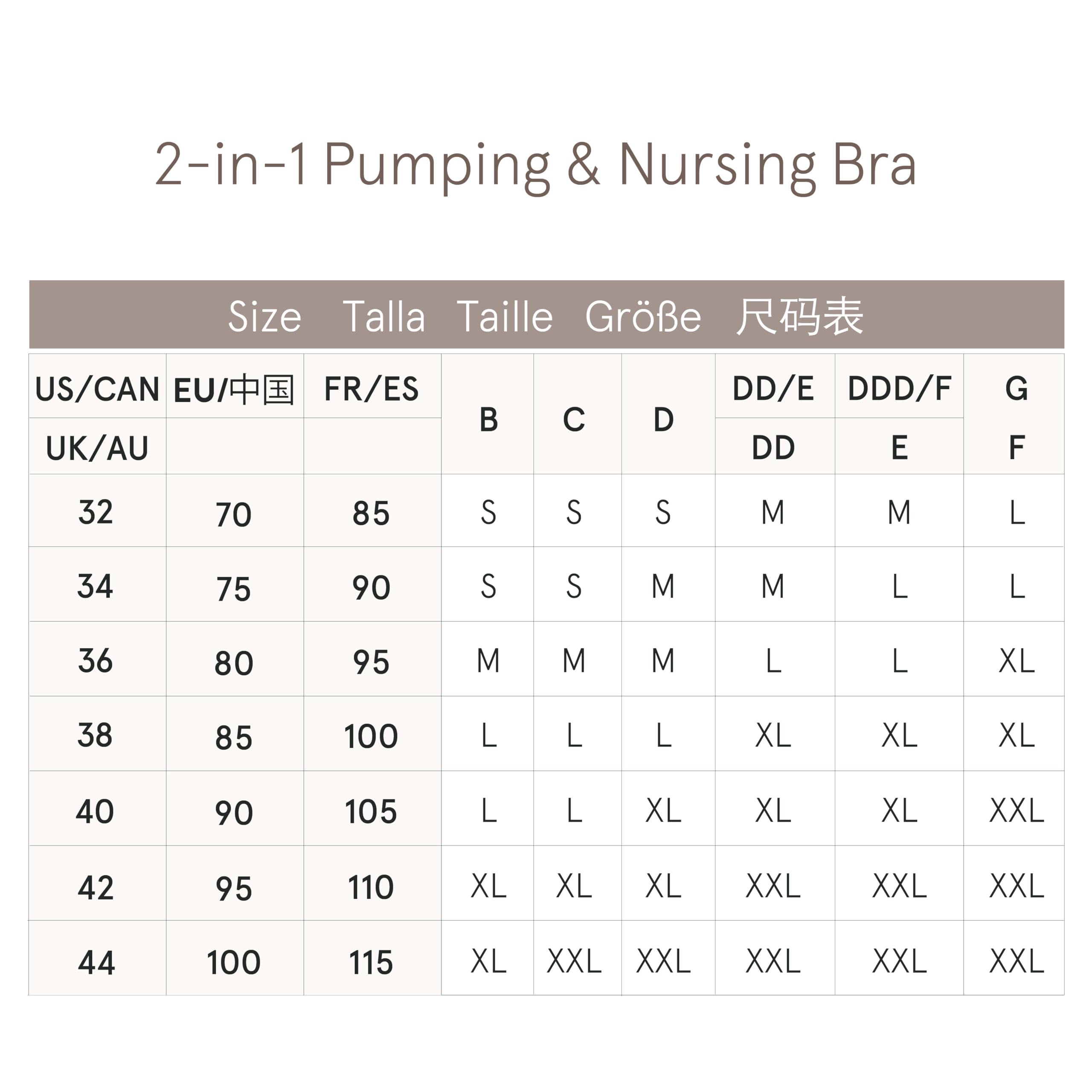 Bravado Designs Hands Free Pumping Bra & Nursing Bra 2-in-1 Seamless for Maternity & Breastfeeding, Black, Large